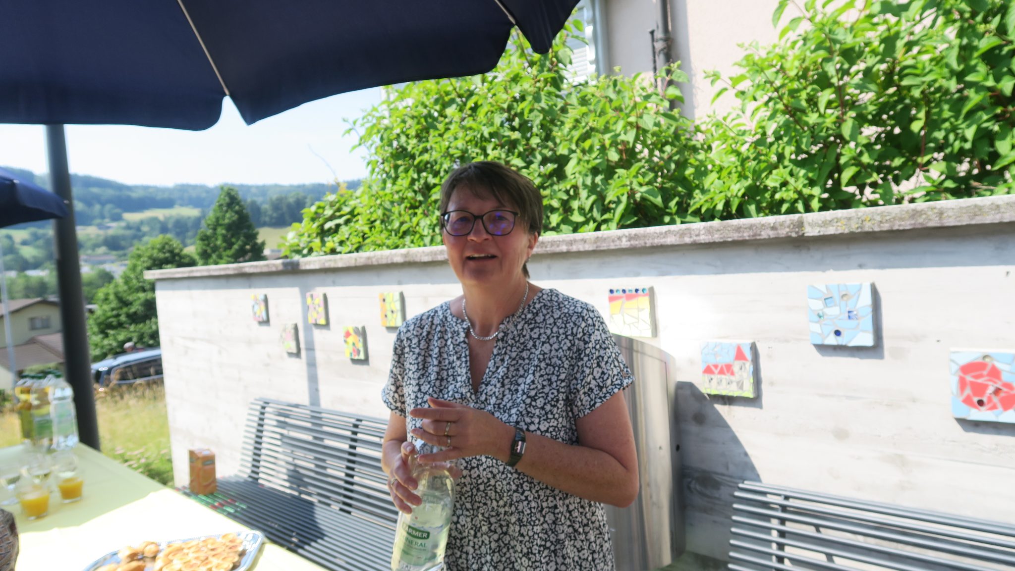 Petra Forster-Engelberger aus dem Sekretariat sorgte mit verschiedenen ...